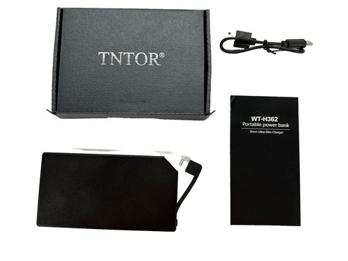 TNTOR Power Bank Slim w/ Built-in Cable 5000mAh Portable iPhone Charger WT-H362 | eBay