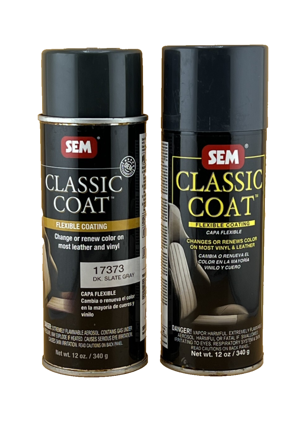 2 SEM Classic Coat LEATHER VINYL 17373 DARK SLATE GRAY spray paint FREE ...