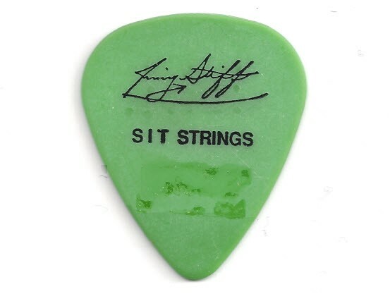 Jackyl Guitar Pick Jimmy Stiff Signature Green 1990s Tour SIT Strings ...