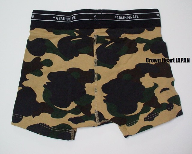 A BATHING APE 1ST CAMO TRUNKS Men's Underwear Boxer Brief BAPE JAPAN M ...