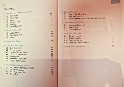 Personal Track Safety Guide PTS Network rail RT 3170 Issue 11 2024 ...