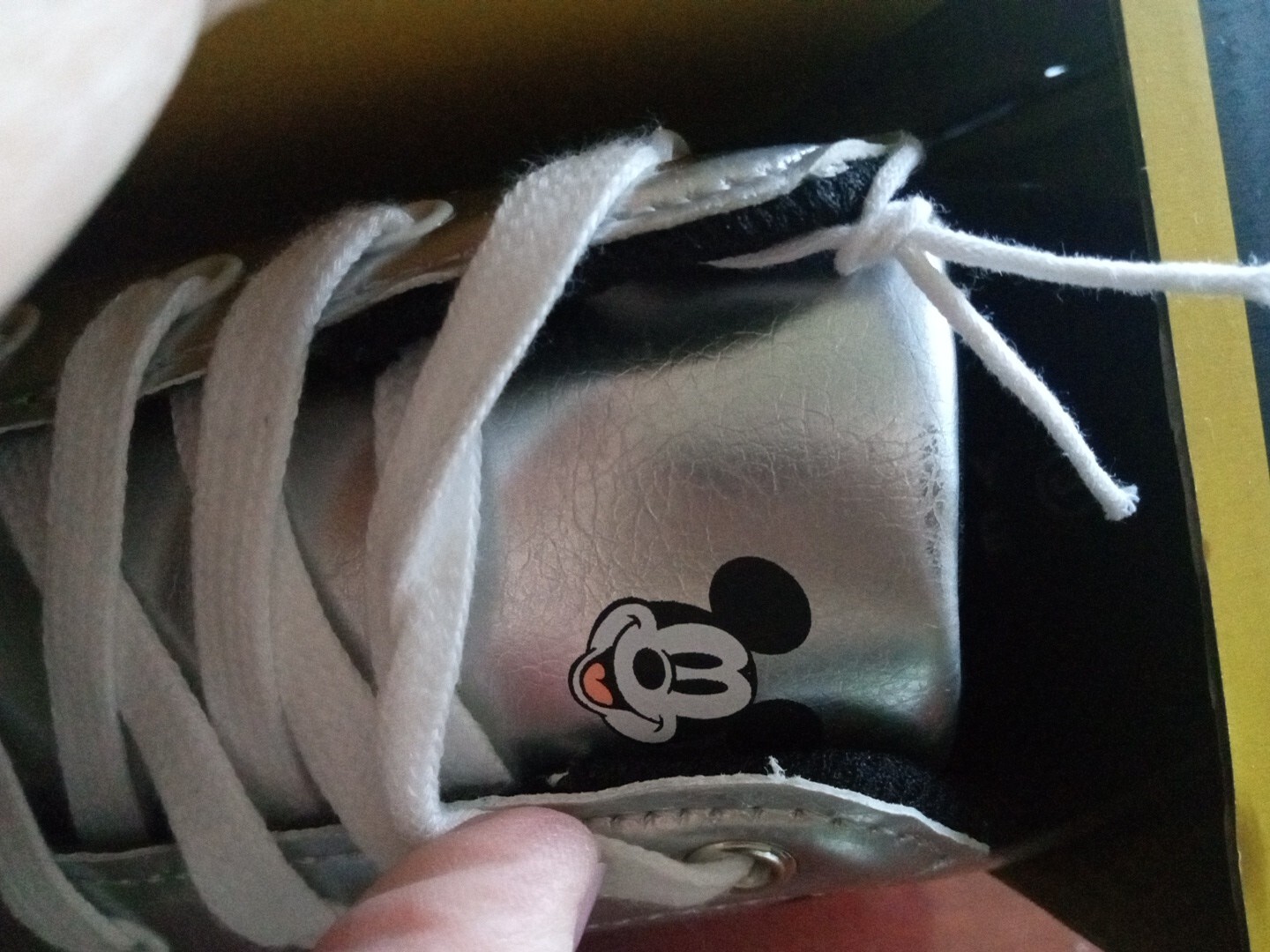 DISNEY MICKEY MOUSE SILVER CHARACTER SNEAKERS SHOES TODDLERS Sz 3 | eBay