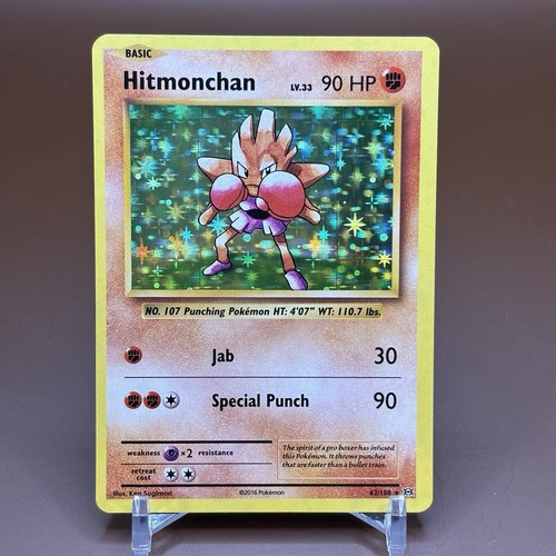 Hitmonchan 62/108 XY Evolutions Holo Foil Pokemon Card NM | eBay