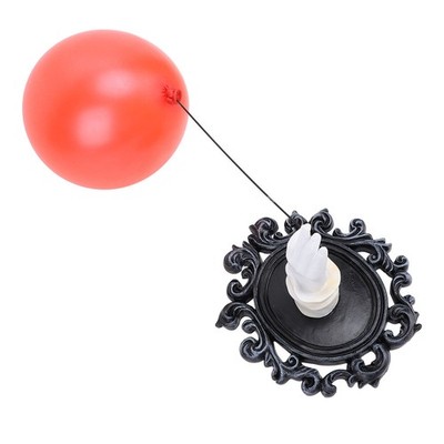 Gothic Resin Wall Art Dekoration Ornament 3D Hand Red Ballon Wand ...