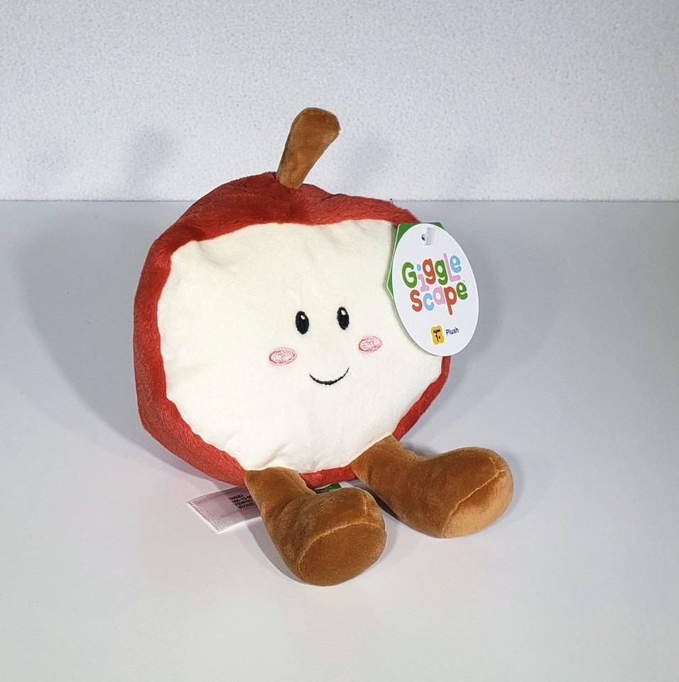 Target Giggle Scape Whimsical Smiling Red Apple Plush Stuffed Animal ...