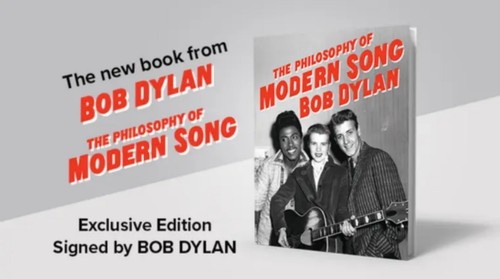 The Philosophy Of Modern Song Bob Dylan AUTOPEN Autograph Book Limited ...