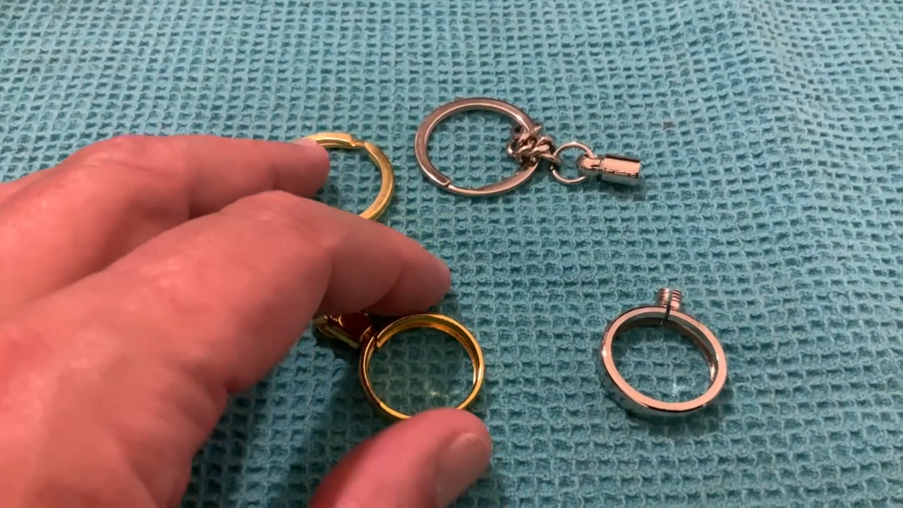 Do It Yourself (DIY) *Fit Your Coin* (20MM) Bezel Keychain | eBay