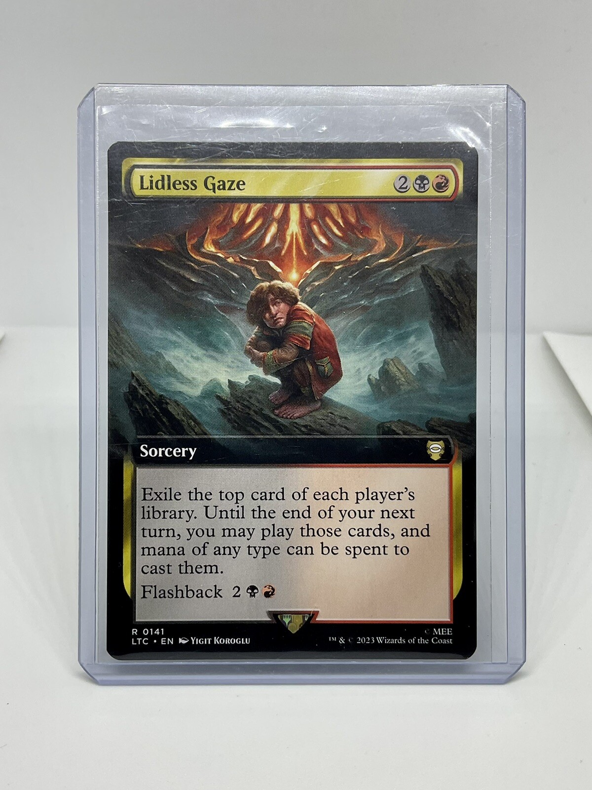 MTG The Lord of the Rings: Tales of Middle-earth - Lidless Gaze R0141 ...