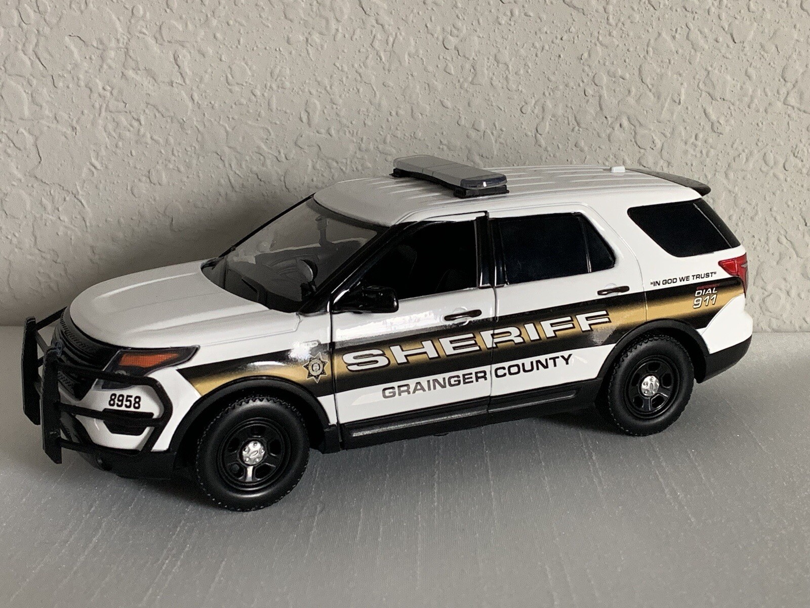Grainger County Sheriff Tennessee 1/24 Scale Diecast Custom Motormax ...