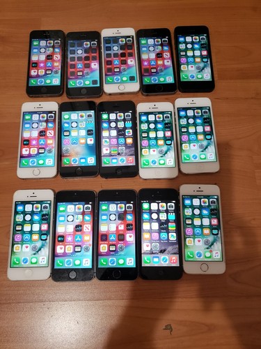 Lot of 15 Apple iPhone 5s/ 5 A1533 / A1543 / A1428 / A1429 16GB Gray ...