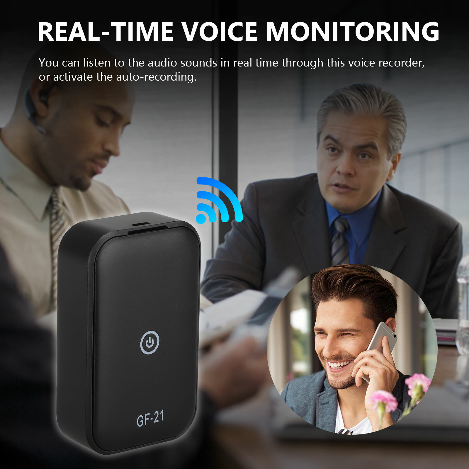 Mini GF21 Car APP GPS Locator Adsorption Recording Anti-dropping Device ...