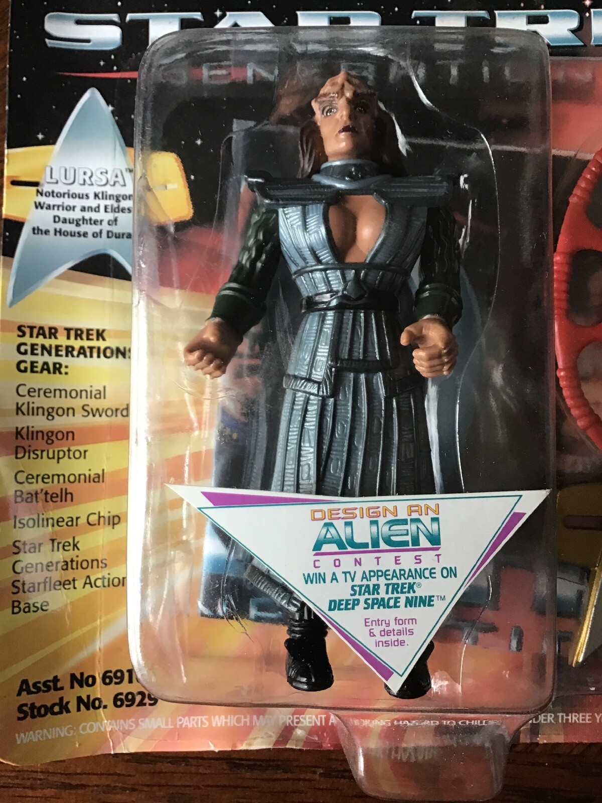 Playmates Toys Star Trek Generations Lursa Action Figure for sale ...