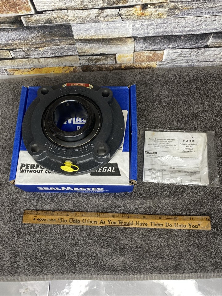 Sealmaster MFC-310 50mm Bore 4 Bolt Piloted Flange Bearing NOS New In Box | eBay