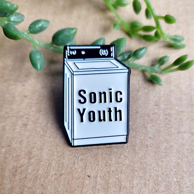 Sonic Youth Enamel Pin badge - Washing machine album Rock Band metal ...