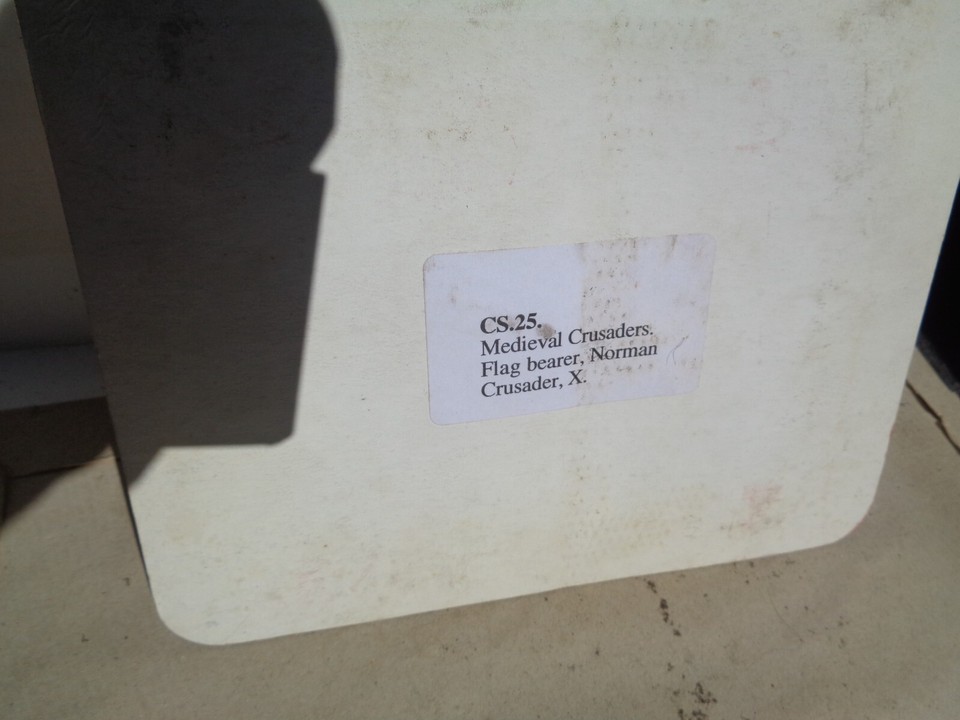 Frontline Figures, CS 25, Medieval Crusaders Norman flag bearer knight ...