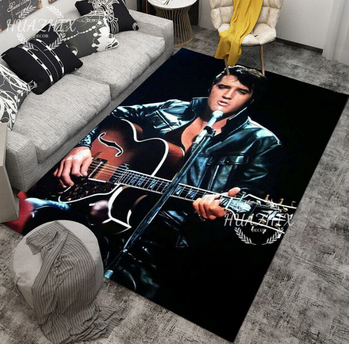 The King Elvis Presley Carpet Living room Bedroom Anti-Slip Rug 3D ...