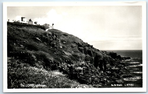 Postcard Cornwall Lizard Lighthouse England RPPC | eBay