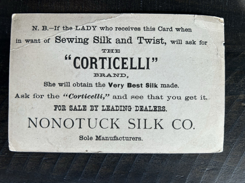 Vintage J. & P. Coats Thread & Needle Advertising Cards | eBay