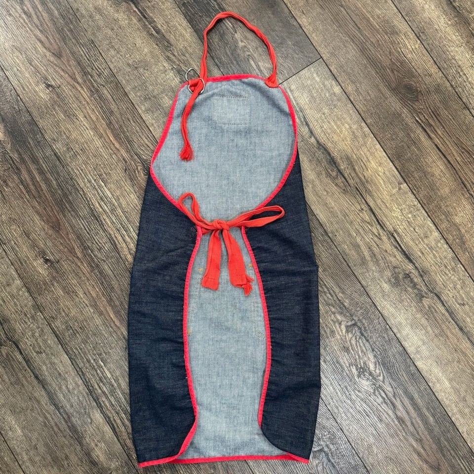 Levi's 501 Vintage 1970's Blue Denim Red Trim Adjustable Unisex Work ...