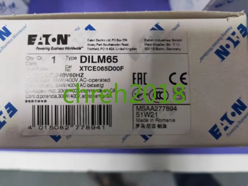 1 PCS NEW EATON MOELLER DILM65 (230V50Hz, 240V60Hz) AC 65A contactor | eBay