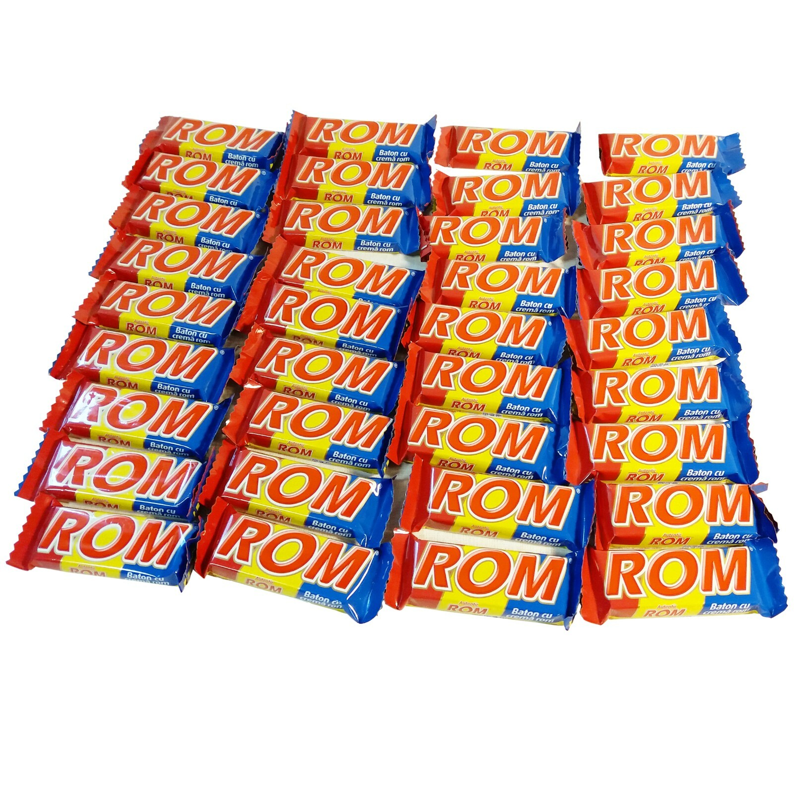 Romanian authentic rum chocolate CIOCOLATA ROM - lot of 24 pieces of ...