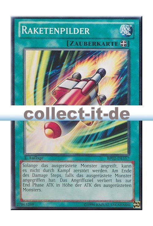 Yugioh BP02-DE157 Raketenpilder - Common 1. Auflage | eBay