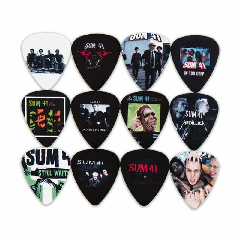Multiple Style Rock Band Guitar Picks Lot of 10 .71 MM Medium New Free ...