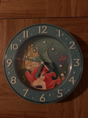 Disney Ariel The Little Mermaid used wall clock!! | eBay