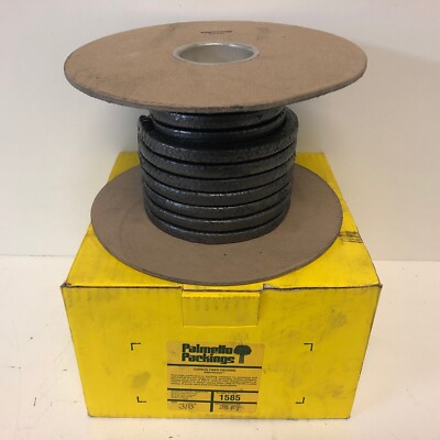 NEW IN BOX! PALMETTO PACKINGS 25' 3/8" COMPRESSION PACKING # 1585 | eBay