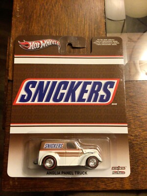 New Unopened Hot Wheels 2013 Pop Culture SNICKERS ANGLIA PANEL TRUCK ...