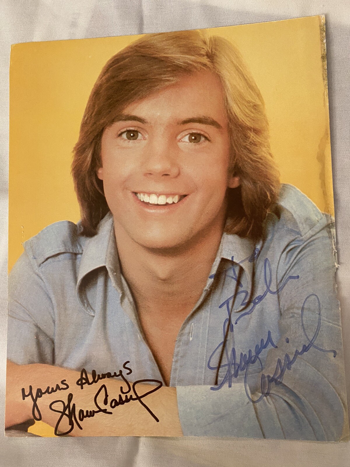 Shaun Cassidy Autographed Picture & Da Doo Ron Ron 45 rpm Record | eBay