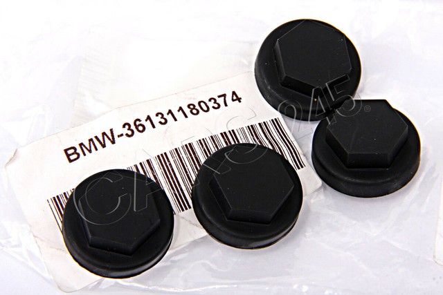 Genuine BMW Wheel Bolt Lock Nut Covers Caps 17mm 4 Pcs 36131180374 for ...