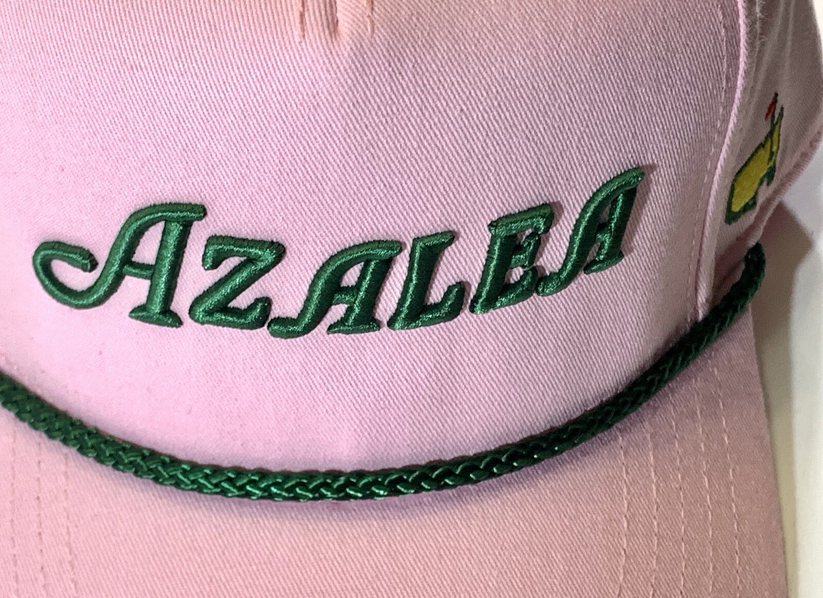 Masters Azalea golf Hat pink with rope snapback 2024 Masters pga new | eBay