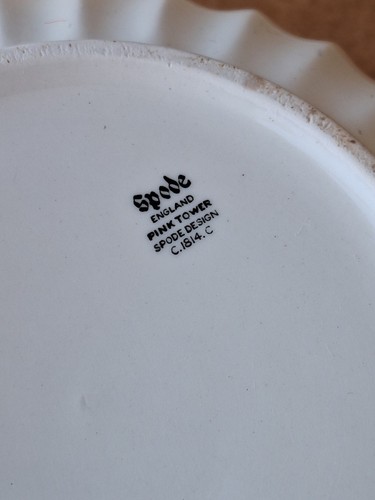 Spode Pink Tower Plant Pot, Fluted Ceramic Planter, 7” High | eBay