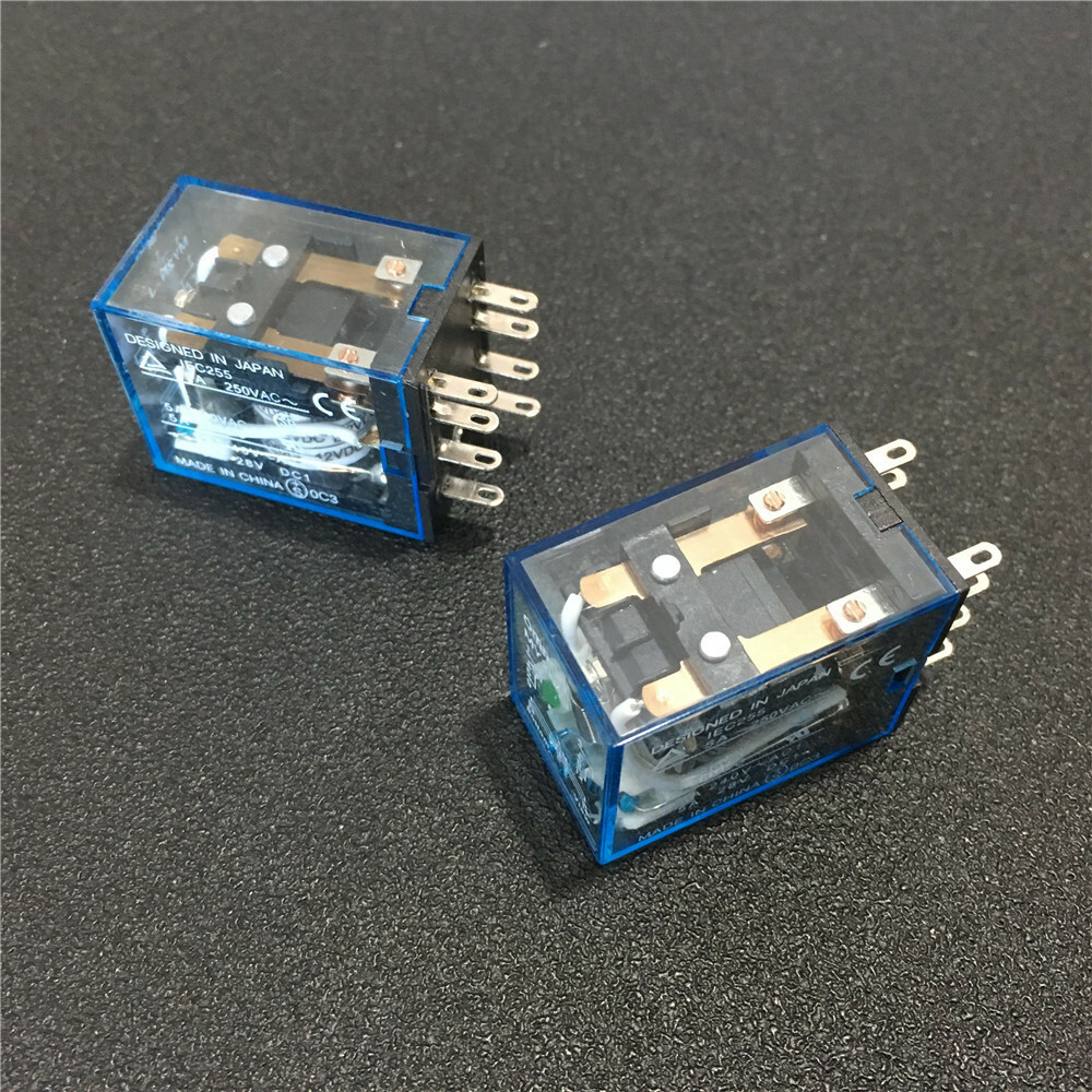 5pcs Power Relay MY2NJ 12VDC 24VDC 110VAC 220VAC Coil 8 Pins DPDT 5A ...