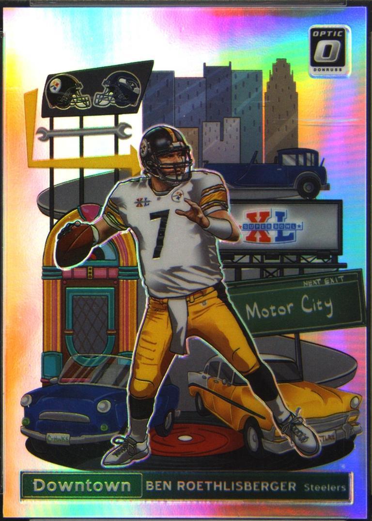 2020 Panini Donruss - Downtown! Ben Roethlisberger #D-25 for sale ...