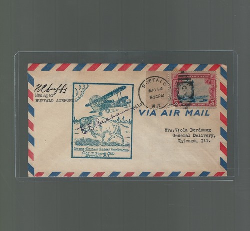 US First Flight Cover Signed by Pilot Colonial Western Airways 1930 US ...