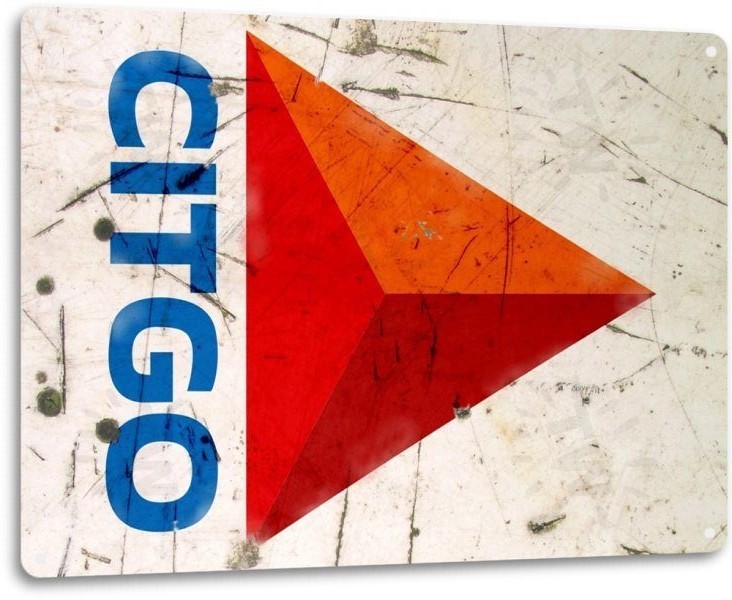 Citgo Gasoline Garage Auto Shop Gas Oil Retro Ad Logo Decor Large Metal ...