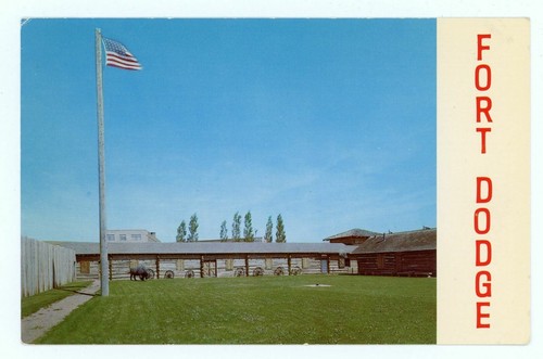 Parade Grounds Fort Doge Museum Iowa Postcard Building Vintage | eBay