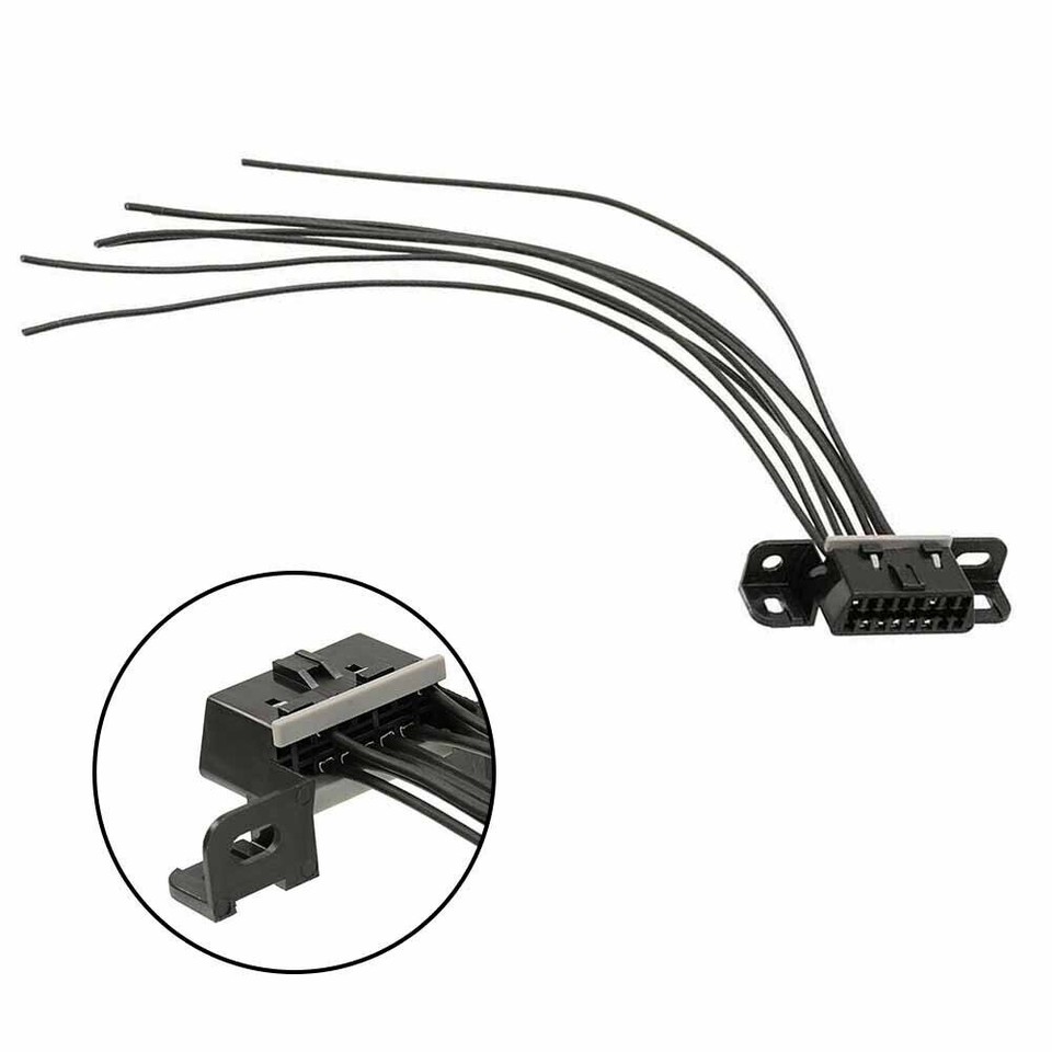 Jeep OBDII OBD2 Serial Port Harness Connector Pigtail ALDL Data Link ...