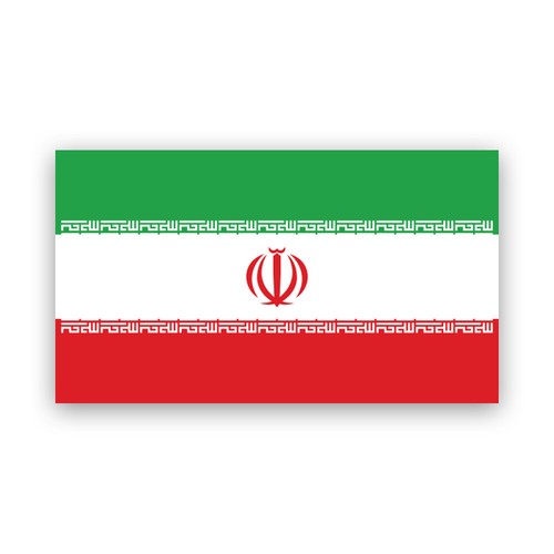 Iranian Flag Sticker Decal - Weatherproof - iran irn ir | eBay