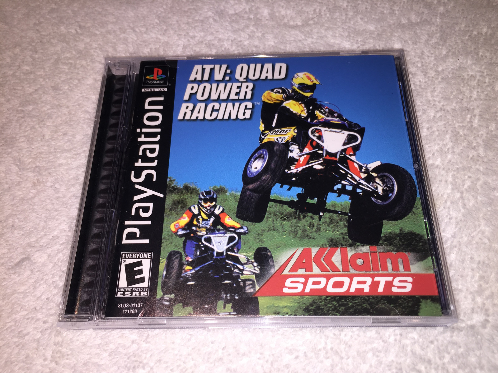 ATV: Quad Power Racing (Sony PlayStation 1, 2000) PS1 Black Label ...
