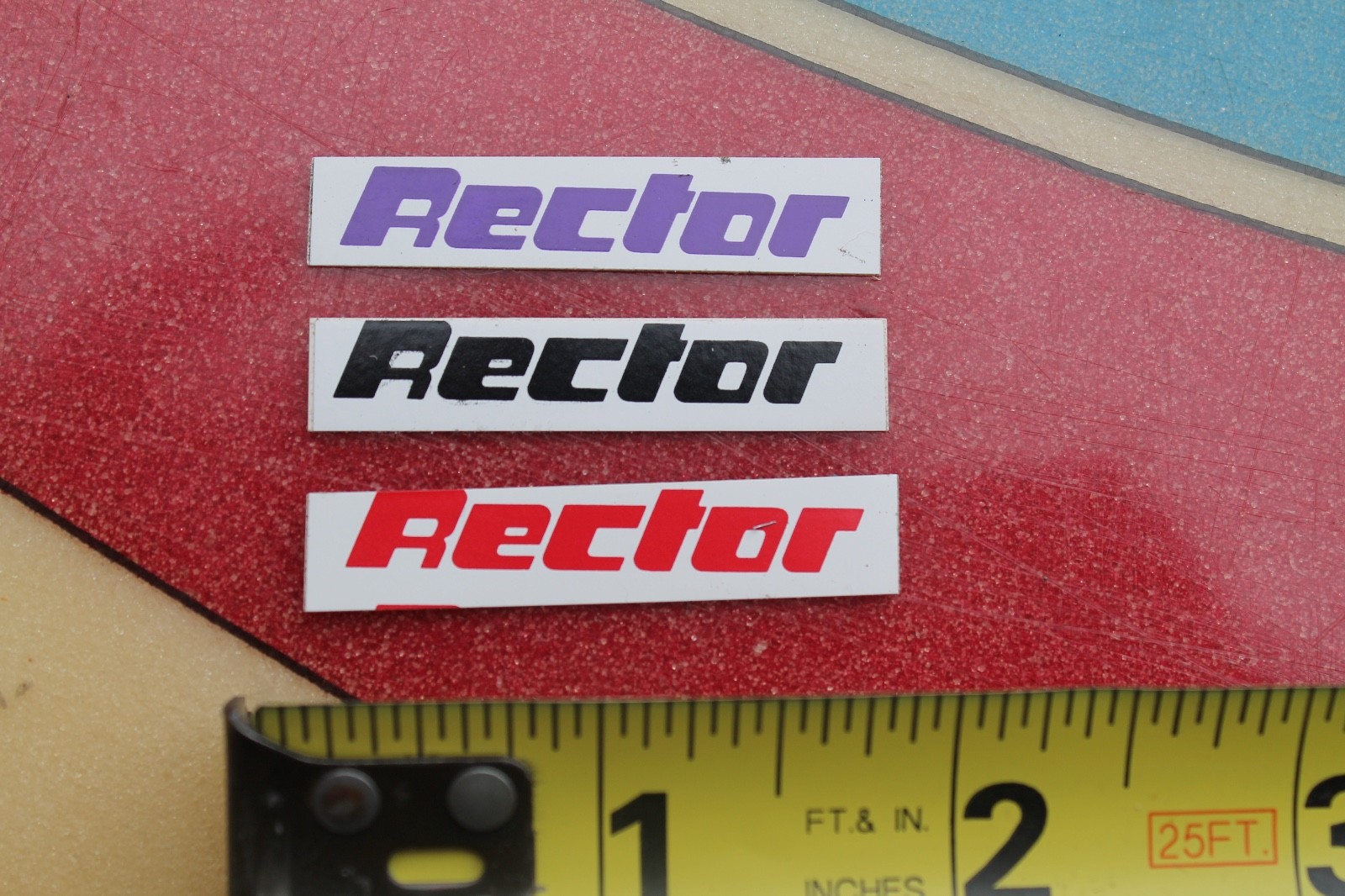 RECTOR Safety Skateboards 70's Vintage JA Small Purple Skateboarding ...