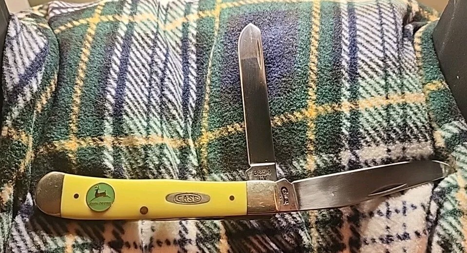 Case XX USA 3254 CV John Deere Pocket Knife | eBay