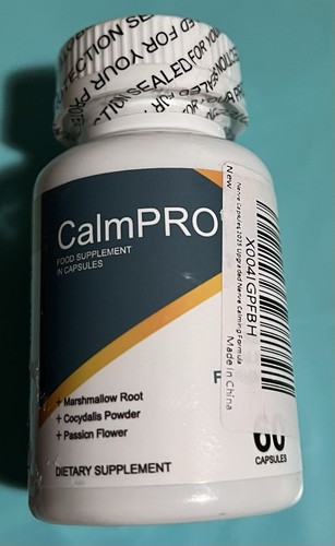 CalmPro 5 Nerve Calming Support Formula Calm Pro 5 - 60 Capsules Exp 12 ...