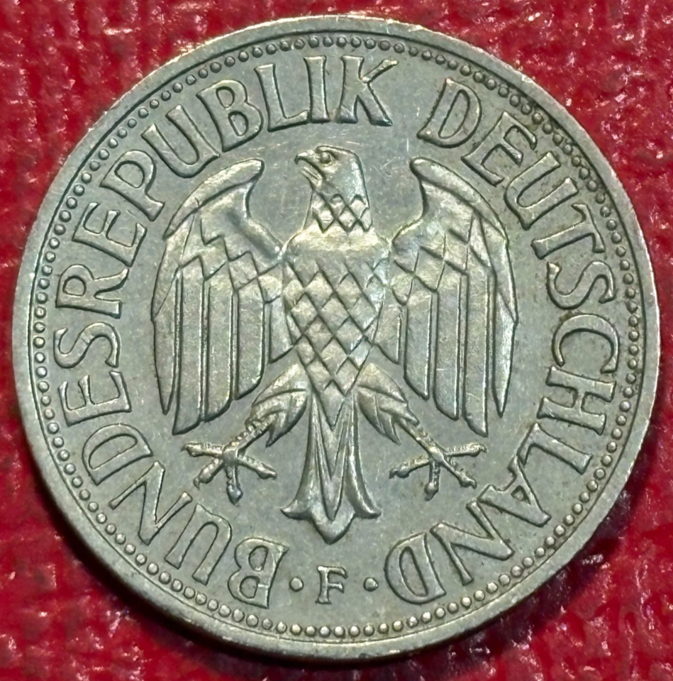 HIGH GRADE AU 1959 F GERMAN - GERMANY 1 -DEUTSCHE MARK COIN-NOV709 | eBay