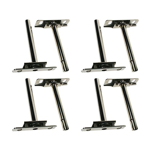 8pcs Concealed Steel Strong Hidden Floating Shelf Support Brackets ...