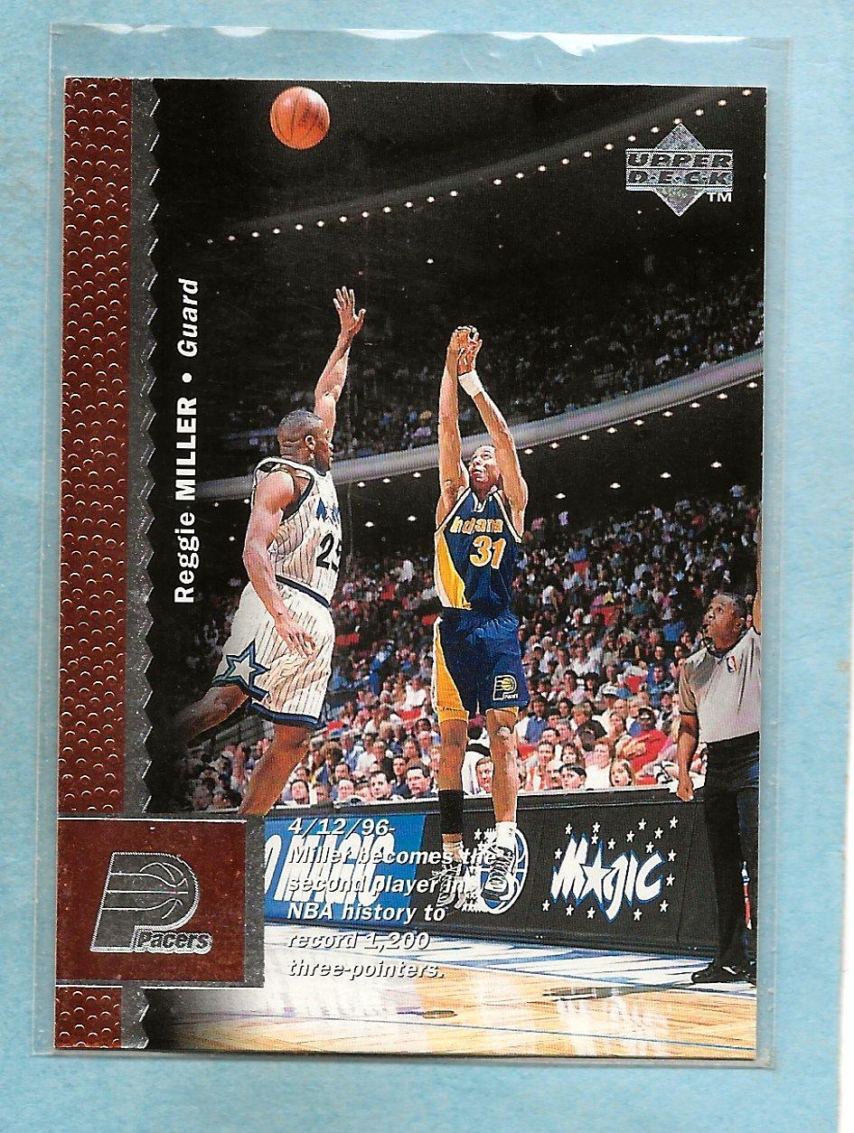 REGGIE MILLER - 1996-97 Upper Deck - #52 - Pacers - MINT | eBay