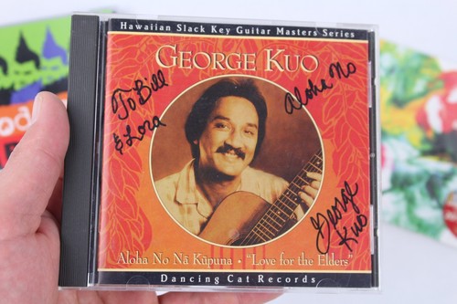 GEORGE KUO LOVE FOR THE ELDERS (SIGNED ?) HAWAIIAN SLACK KEY CD *QUICK ...