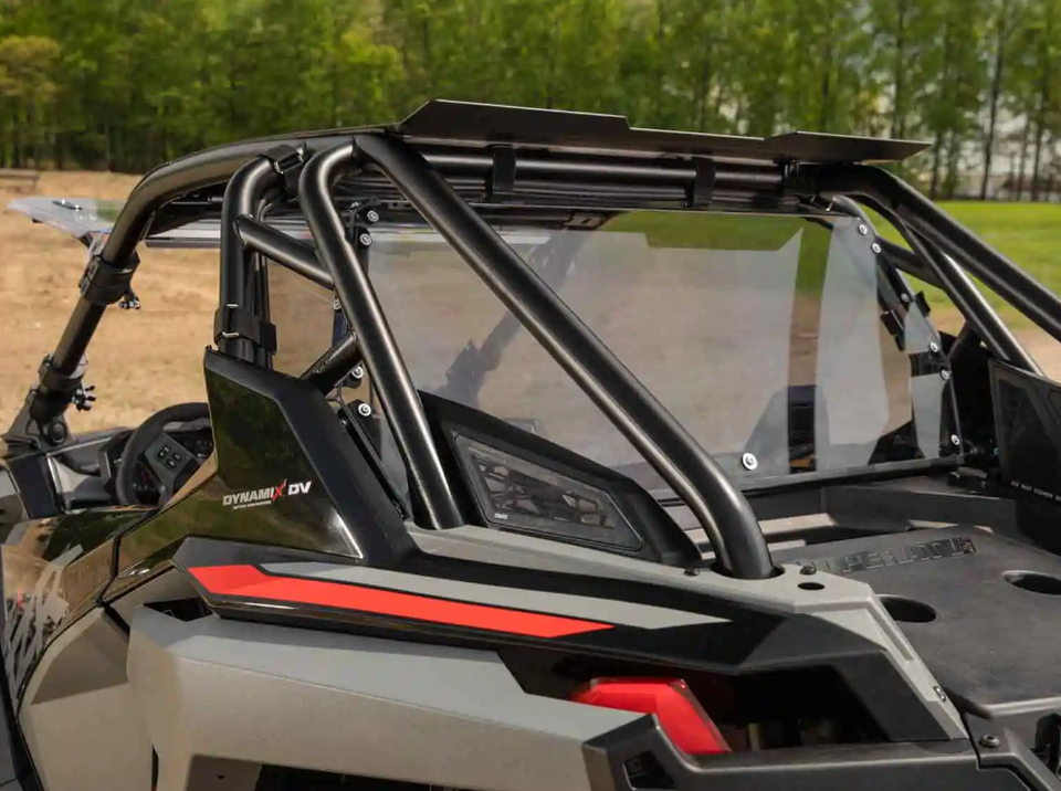 SuperATV Light Tint Rear Windshield For Polaris RZR Turbo R/ RZR PRO XP ...